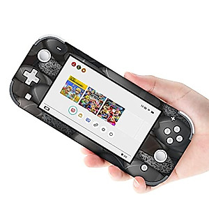 Black Pebble Stones Compatible with Switch/Switch Lite Console Joy-Con Dock Sticker Skin Full Set Cute Stickers Cover for Switch Lite