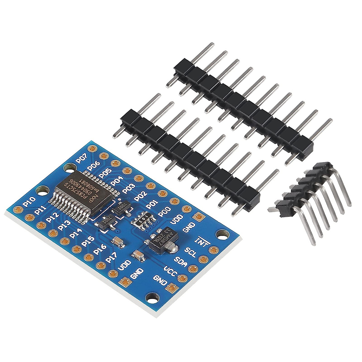 ACEIRMC 3pcs PCF8575 IO Expander Board Module I2C to 16IO IIC I2C I/O Extension Shield Module 16 bit SMBus I/O Ports for Arduino R3 (3pcs)