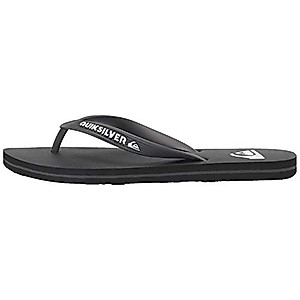 Quiksilver Men's Molokai 3 Point Flip Flop Sandal, Black 1, 11