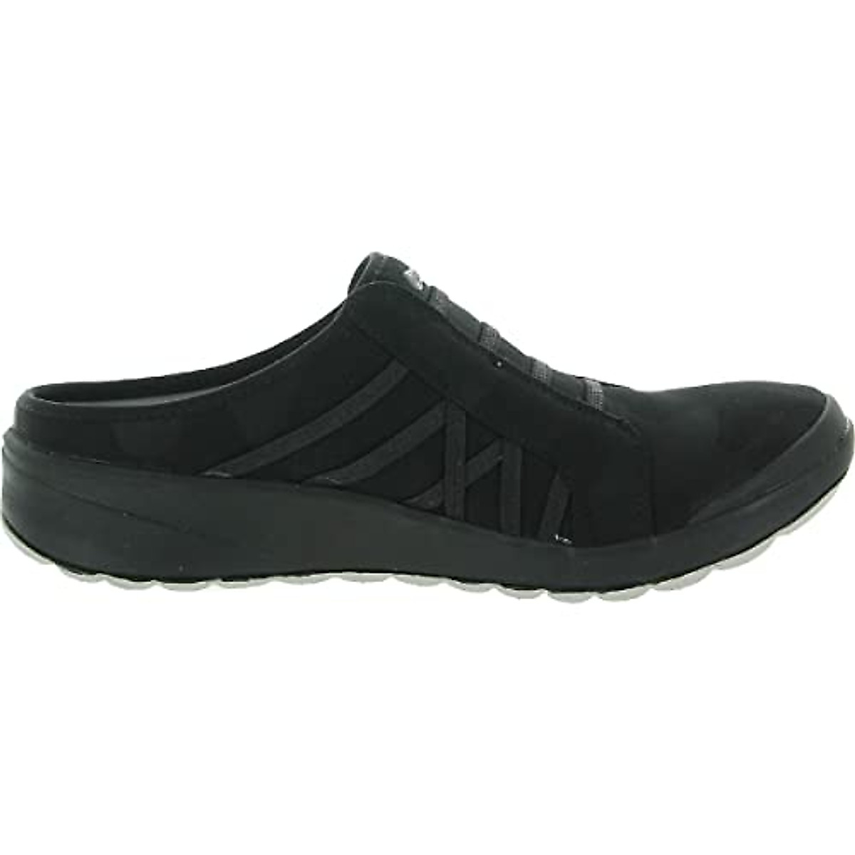 BZees Womens Golden Mule Clog Black Camo Jacquard 11 M