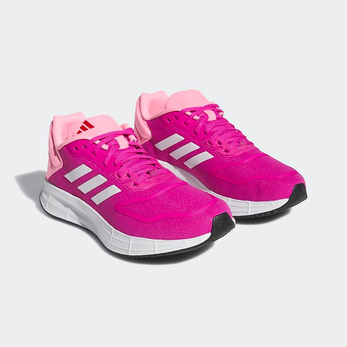 adidas Women's Duramo SL 2.0 Sneaker, Lucid Fuchsia/White/Beam Pink, 12.5