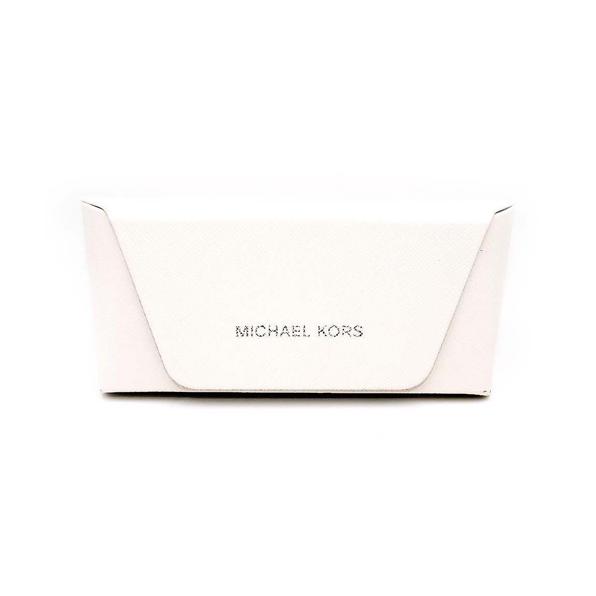 Michael Kors Medium White Sunglass Eyeglass Case + Bundle with eSHADES Luxury Eyewear Kit