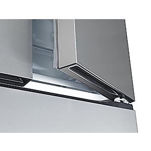 Hamilton Beach HBF1770 French Door Counter Depth Refrigerator with Freezer Drawer, 17.7 cu ft, Stainless Steel (Full Size)