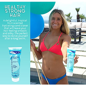 TRISWIM Scented Moisturizing Conditioner, Detangles, and Repairs Chlorine Damaged Hair for Swimmers and Athletes