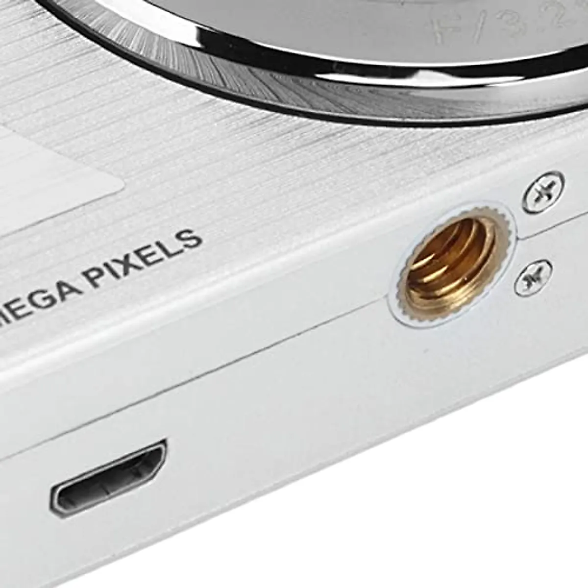 Digital Camera, Built in Fill Light Compatible 256GB Memory Card 48MP Image Resolution Compact Camera for Beginners (Silver)