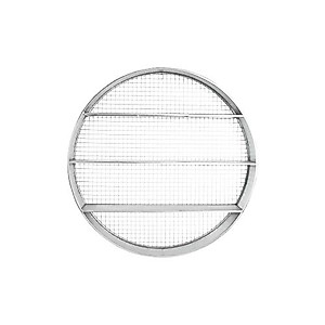 Creative Co-Op Round Metal Décor with 4 Shelves & Wire Back Wall Shelves, Silver