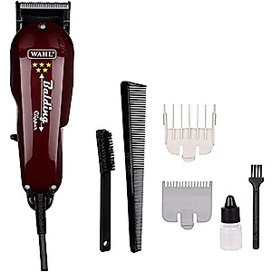 Wahl Professional 5-Star Balding Clipper with V5000+ Electromagnetic Motor and 2105 Balding Blade for Ultra Close Trimming, Outlining and for Full Head Balding for Professional Barbers - Model 8110