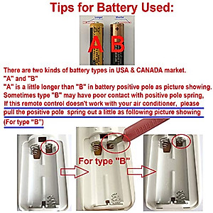YING RAY Replacement for CIAC Air Conditioner Remote Control for Model CG41E-009PH3N1C CG41E-012PH3N1C CG41E-018PH3N1C CG41E-024PH3N1C