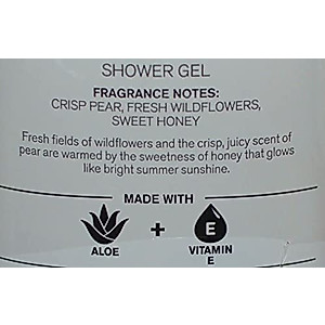Bath and Body Works Honey Wildflower Shower Gel Gift Sets For Women 10 Oz 2 Pack (Honey Wildflower)