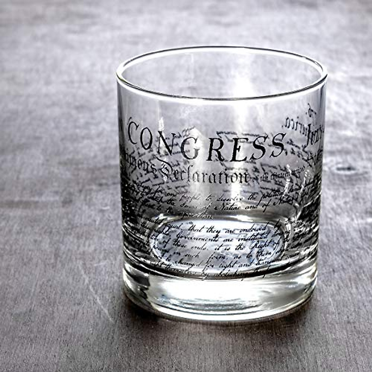 Lucky Shot United States Declaration Of Independence Whiskey Glasses | 11 oz. Tumblers | American US Patriotic Gift | Old Fashioned We The People Cocktail Glasses | Retirement Gifts For Men