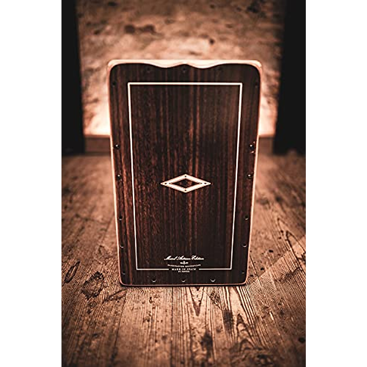 Meinl Percussion Artisan Edition Cajon with Internal Strings for Snare Effect, Baltic Birch/Brown Eucalyptus — Made in Spain — Tango Line, 2-Year Warranty (AETLBE)