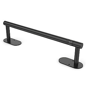 RARXTR Paper Towel Holder, Under Cabinet Paper Towel Holder for Kitchen, Adhesive Paper Towel Roll Rack for Bathroom Towel, Wall Mounted Matte Black Paper Towel Rack, SUS304 Stainless Steel…