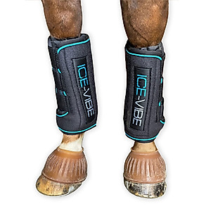 Horseware Ireland Portable Rechargeable Horse Ice-Vibe Boots - Pack of 2, X-Full Size