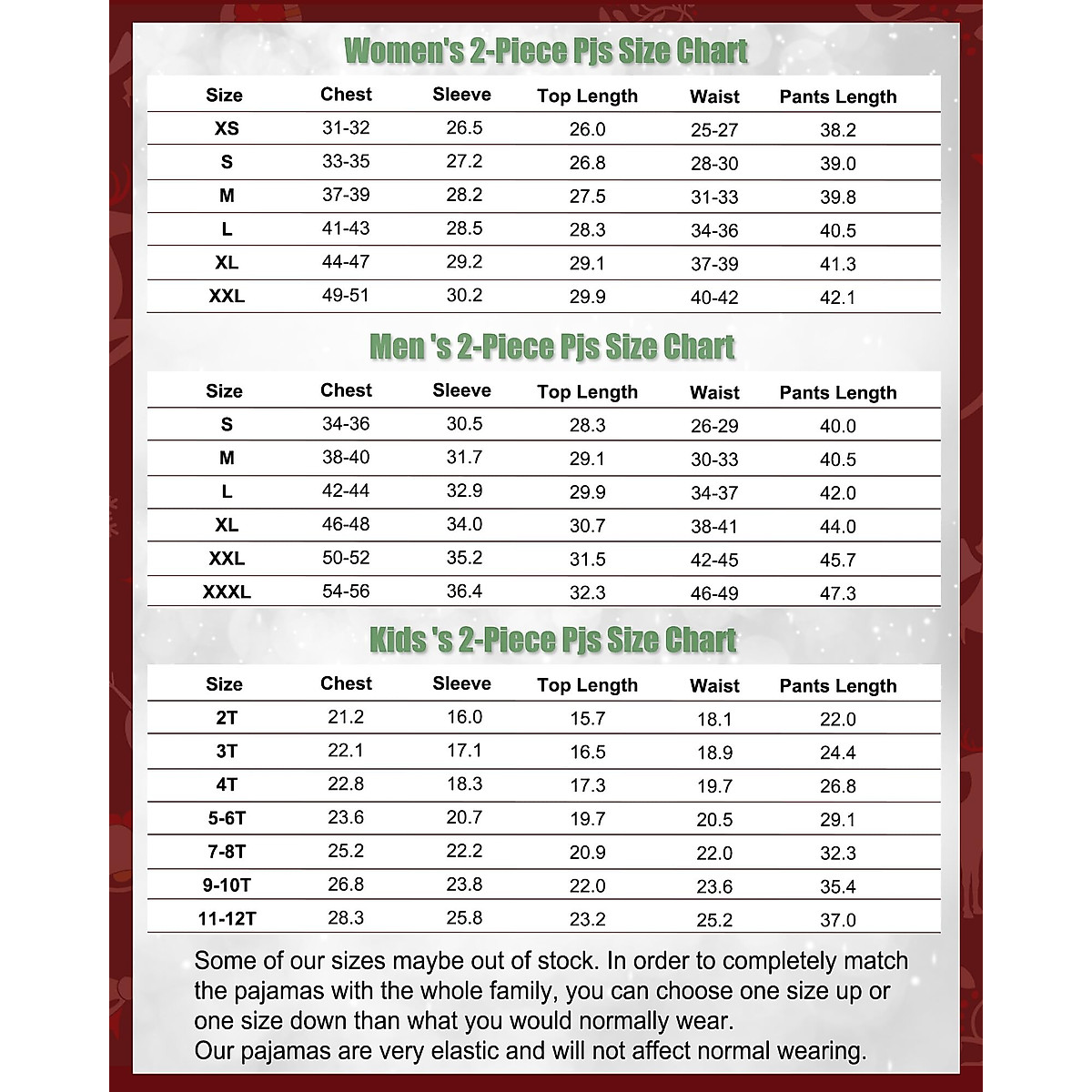 SUNNYBUY Family Christmas Pjs Matching Sets,Holiday Pajamas Xmas Jammies for Family or Couples, What The ELF, 3T-80