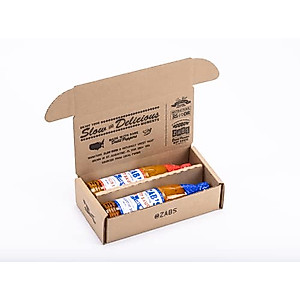 Zab's Original and St. Augustine Style Hot Sauce 2-Pack Bundle, Classic Hot Sauce Set, Signature Slow Burn from Rare Datil Peppers, Gift for Hot Sauce Lovers, Food Lovers and Home Cooks, GF/Vegan, Made in USA, (6 Fl. Oz., 2 count with Vintage Design Kraft