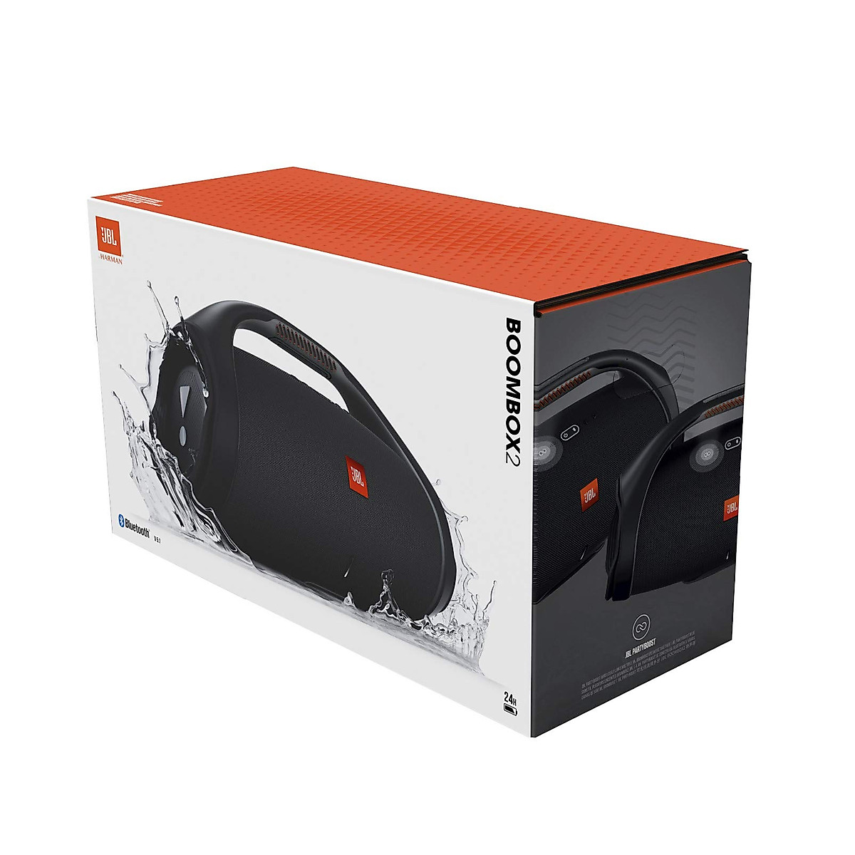 JBL Boombox 2 - Portable Bluetooth Speaker, Powerful Sound and Monstrous Bass, IPX7 Waterproof, 24 hours of Playtime, Powerbank, JBL PartyBoost for Speaker Pairing for Home and Outdoor (Camo)