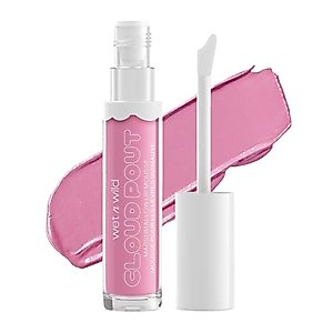 wet n wild Liquid Lipstick Cloud Pout Marshmallow, Pink Cotton Candy Skies | Matte Lip Cream Mousse | Argan Oil | Vitamin E
