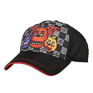 Five Nights at Freddy's Animatronic Characters Youth Baseball Cap & Wallet Set Multicolored