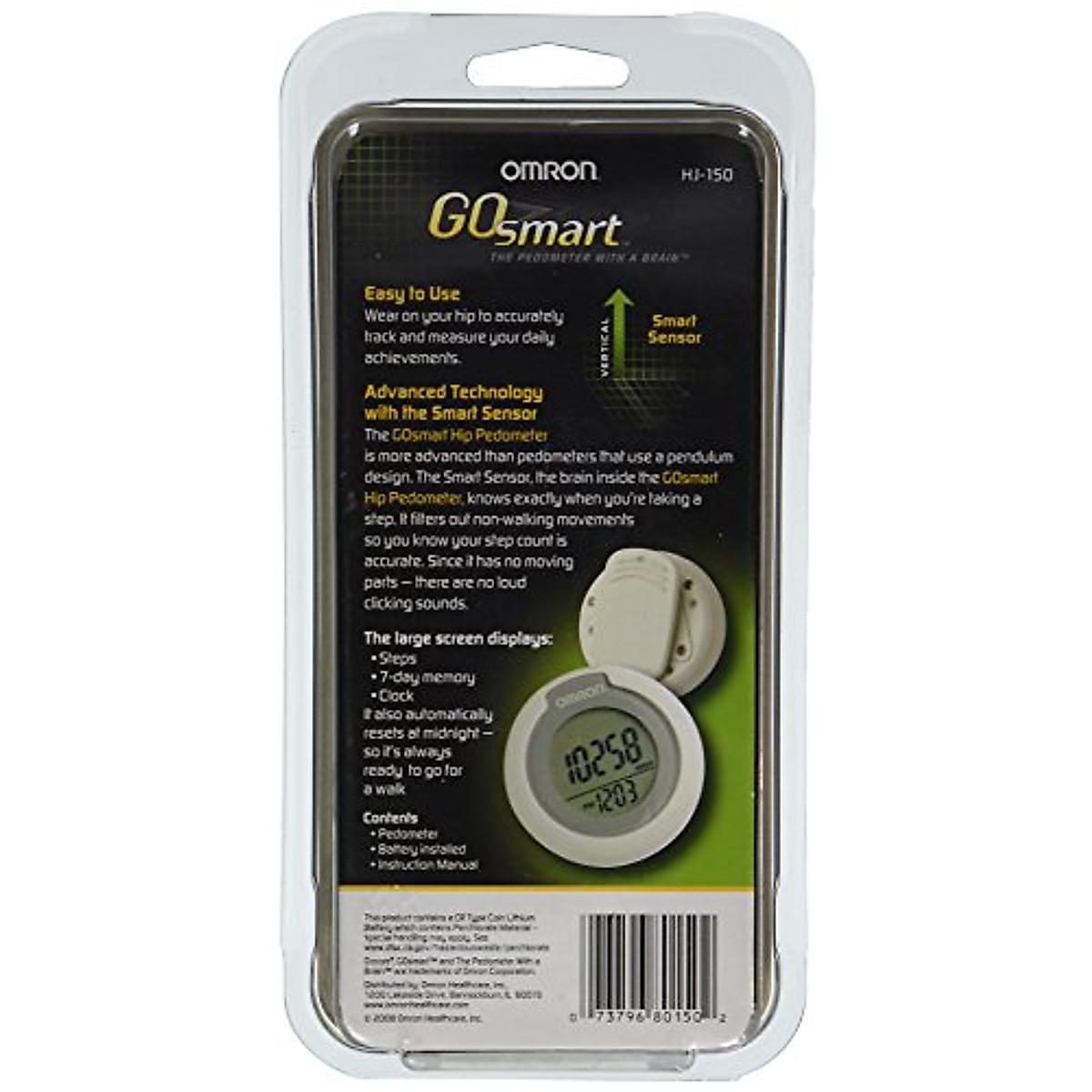 Omron HJ-150 Hip Pedometer