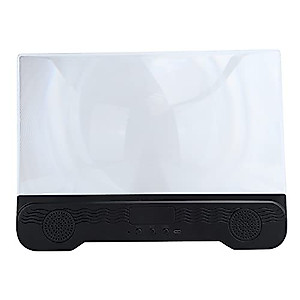 14" Screen Magnifier, HD Mobile Phone Magnifier with Bluetooth Speaker, Smartphone Screen Projector for Movies Videos and Gaming