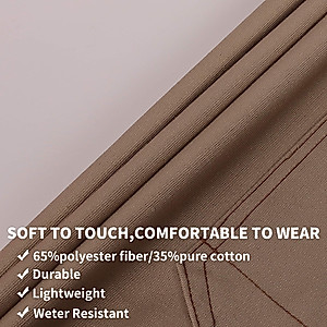 Aprons for Men Women With Pockets, Adjustable Cross Back Cooking Kitchen Apron - beige -