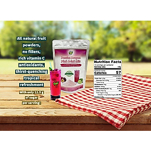 Passion Dragon Pink Drink Mix - Natural Pitaya Dragon Fruit Powder & Passion Fruit Refresher - CHAVI - 8 OZ - Natural Superfood - Rich in Antioxidants and Vitamin C