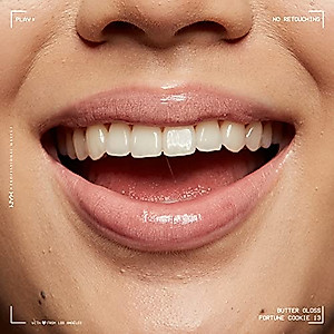 NYX PROFESSIONAL MAKEUP Butter Gloss, Non-Sticky Lip Gloss - Fortune Cookie (True Nude)