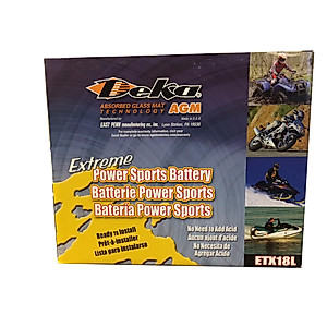 Deka Sports Power ETX18L Battery