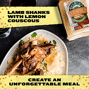 RiceSelect Couscous, Moroccan-Style Wheat Couscous Pasta, Non-GMO, 26.5-Ounce Jar, (Pack of 1)