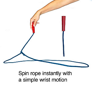 Western Stage Props Children’s Cowboy Kiddie Trick Rope Lasso Pre-Tied | Ages 4-10 |Blue|