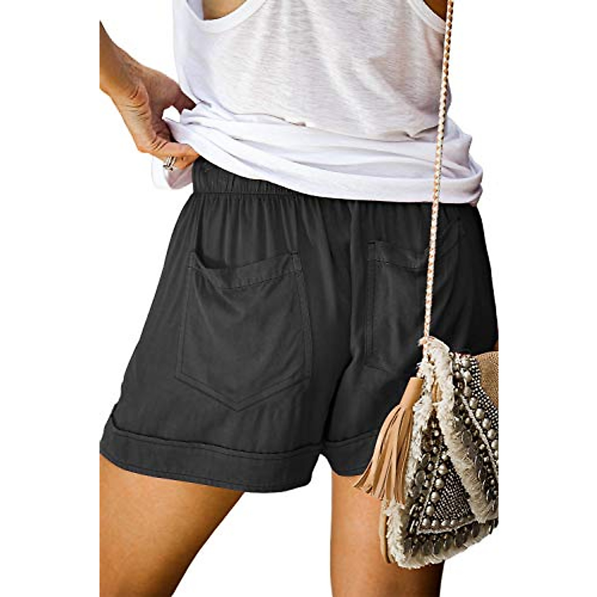 KISSMODA Athletic Workout Gym Yoga Running Fitness Sports Shorts for Women Lounge Short Pants