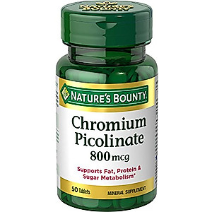Nature's Bounty Chromium Picolinate 800 Mcg., 50-Count