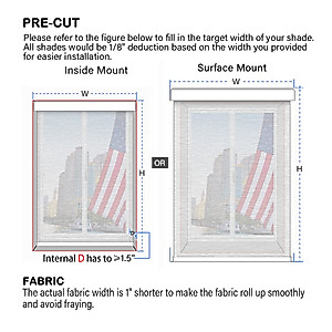 LEYBUSH Motorize Remote Control Blinds, Roller Window Shades(Rechargeable Build-in Battery) Smart Blind Shade Compatible with Smartphone App Smart Home Alexa Google Home, American Products