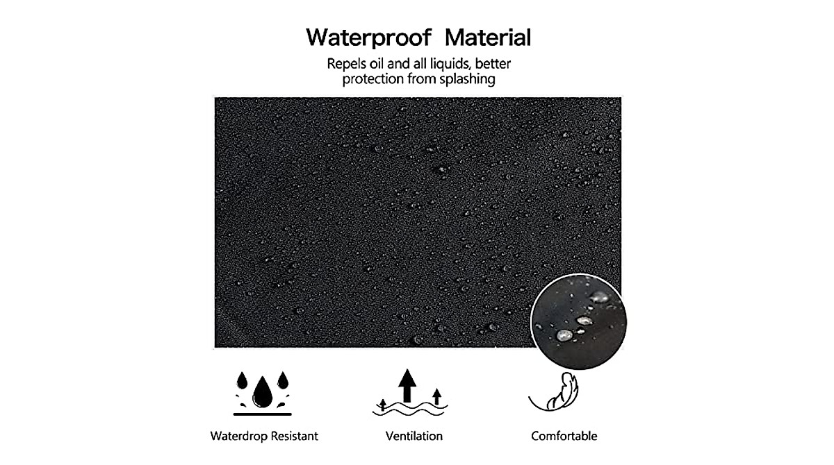 Waterproof Rubber Apron 2-Pack for Men | Durable & Adjustable