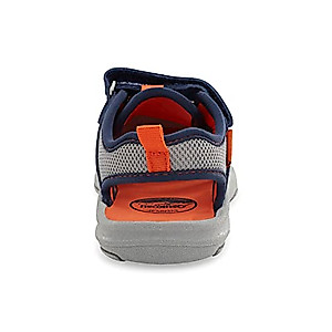 OshKosh B'Gosh Boy's Martin Sandal, Grey/Multi, 9 Toddler