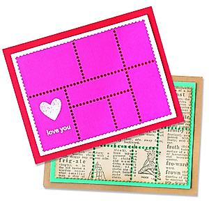 Sizzix ScoreBoards XL Die Box Book by Eileen Hull, 665873, Multicolor