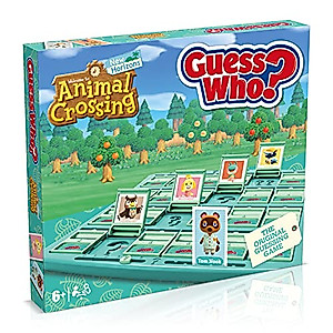 Winning Moves Animal Crossing Guess Who? Board Game, Play with Tom Nook, Margie, Harvey and Daisy Mae Asking yes and no Questions to Reveal Your Opponents Mystery Character, Gift for Ages 4 Plus