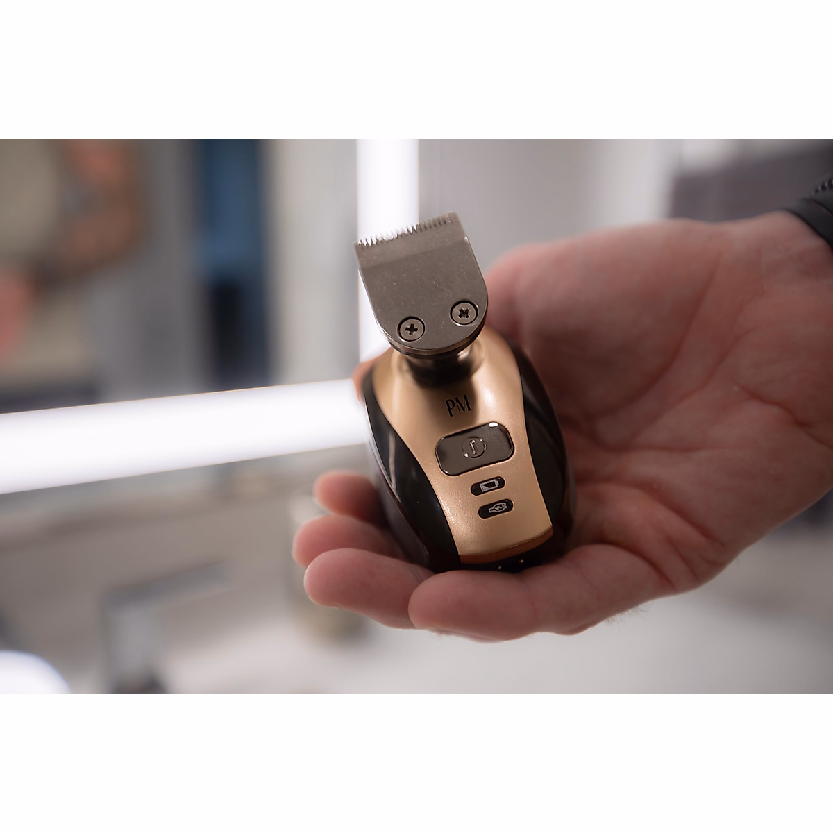 PLAY MORE ENTERPRISES 5 Head Shavers for Bald Men - Wet Dry Head Shavers for Men - Electric Razor for Bald Hair - Head Shaver Kit - Rechargeable Bald Head Shaver with Trimmers and Cleaning Brush