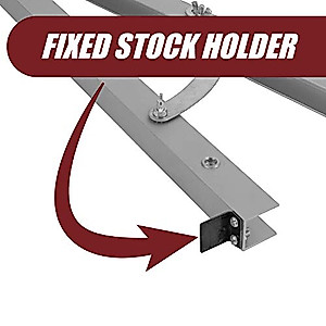 Fulton Taper Cutting Jig For Creating Tapered Angles Up to 15 Degrees on Your Table Saw 24 Inch Long Aluminum Rails with Scale and Stop