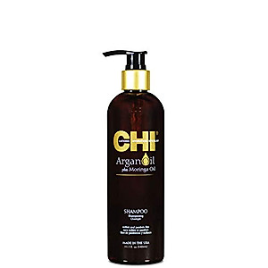 CHI Argan Oil plus Moringa Oil Luxe Trio Kit with Shampoo, Conditioner and Moringa Oil (Set of 3), 11 fl. oz.