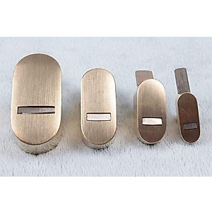 Jiayouy 5 PCS Micro Bronze Violin Thumb Planer Set 8-16 mm Blade Width for DIY Violin Viola Cello Wooden Instrument Gold