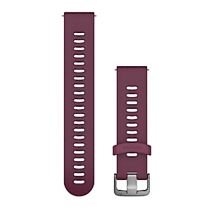 Garmin Quick Release Band, 20mm, Black with Rose Gold Hardware