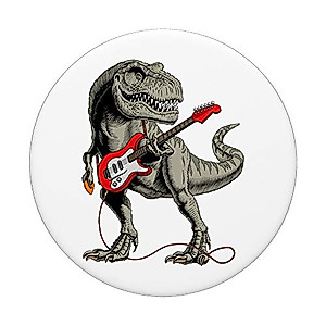 Dinosaur Playing Guitar Pop Socket: PopSocket Guitar