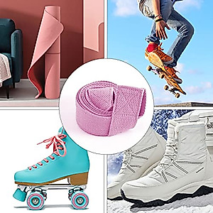 Roller Skate Leash, Adjustable Ski Boots Yoga Mat Carrier Strap for Yoga Mat, Skiing, Snowboarding, Ice Skates and Rollerblades
