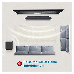 DINGZZ 100W TV SoundBar 2.1 Speaker Home Theater System Sound Bar 3D Surround Remote Control with Wall Mount