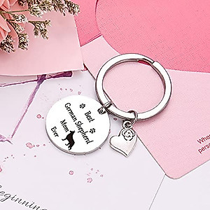 TzrNhm Blossom German Shepherd Jewelry German Shepherd lover Gift German shepherd owner German Shepherd Mom Gift German Shepherd Mom Jewelry Dog Mom Jewelry German Shepherd Mom Keychain