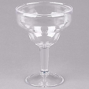 G.E.T. SW-1415-1-SAN-CL-EC Heavy-Duty Shatterproof Plastic Jumbo Margarita Glasses, BPA Free, 36 Ounce