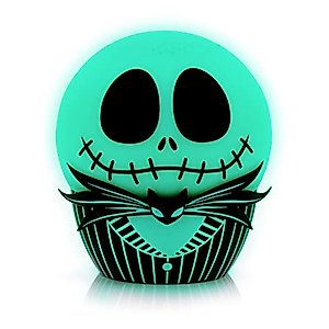 Bitty Boomers Disney: Tim Burton's The Nightmare Before Christmas - Jack Skellington - Glow in The Dark - Mini Bluetooth Speaker