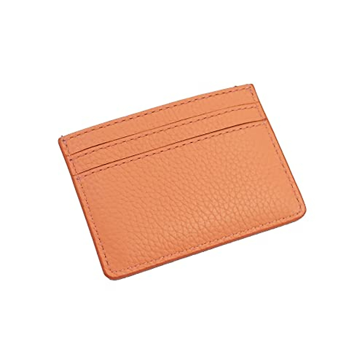 Marc Jacobs S102L01FA21-854 Melon Orange With Silver Hardware Women's Leather Card Case