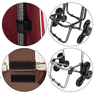 Shopping Trolley on Wheels Multi Function Shopping Cart Trolley On 6 Wheels Portable Aluminum Alloy Folding Elderly Supermarket Trolley with Seat Plate Storage Hand Trucks,Blue ,